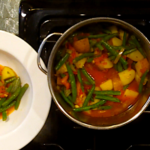 String Beans and Potatoes – Chef Hacker Kitchen